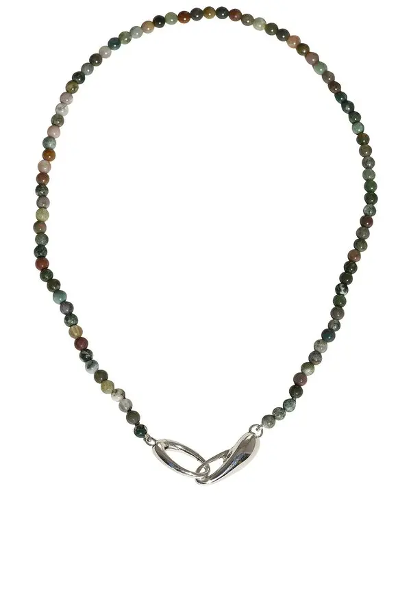 LEIGH MILLER Agate Choker Necklace - Multi-colored Agate