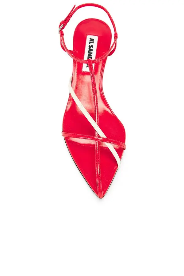 JIL SANDER Strappy Sandal - Dusted Clay
