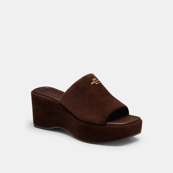 COACH OUTLET Coach Phoebe Platform Sandal - Maple