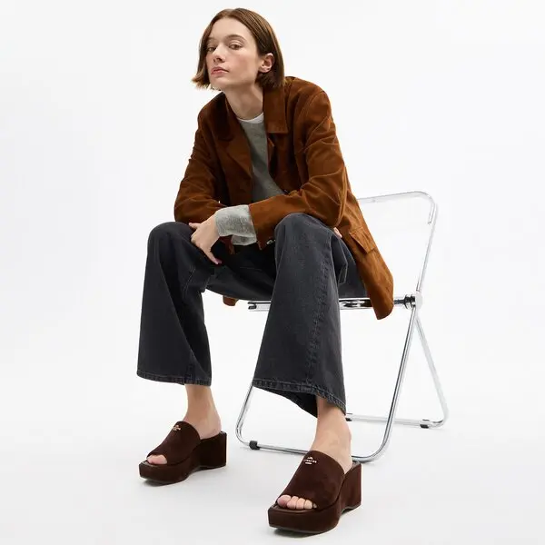 COACH OUTLET Coach Phoebe Platform Sandal - Maple