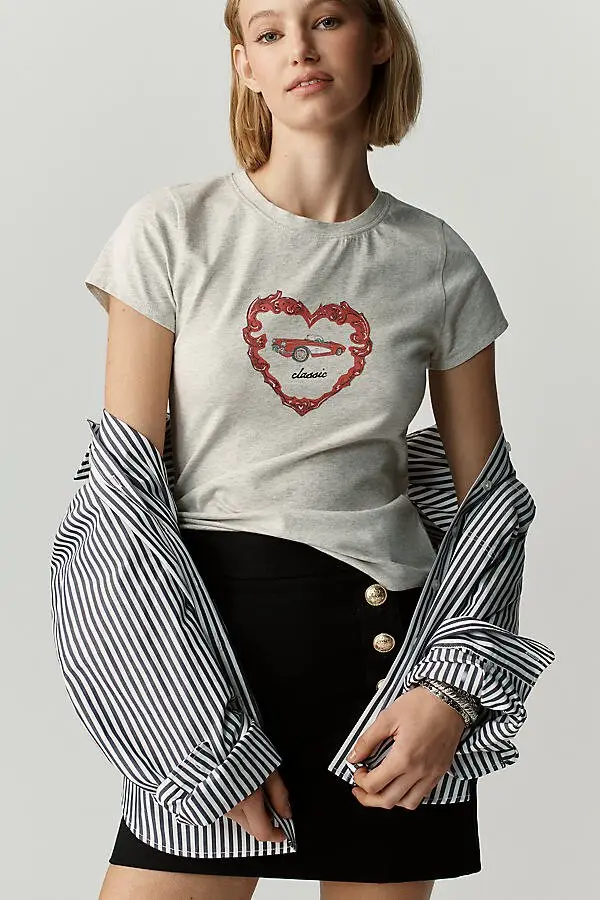 Maeve X Nikki Ackerman Jane T-shirt Top