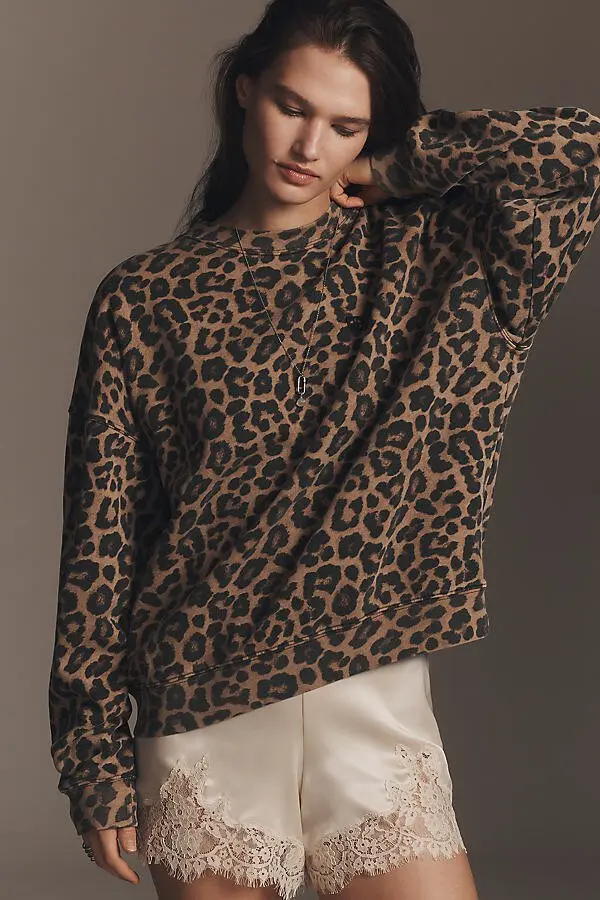 ANINE BING Miles Print Sweatshirt