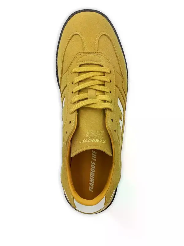 Flamingos Burela Slim Panelled Sneakers - Yellow