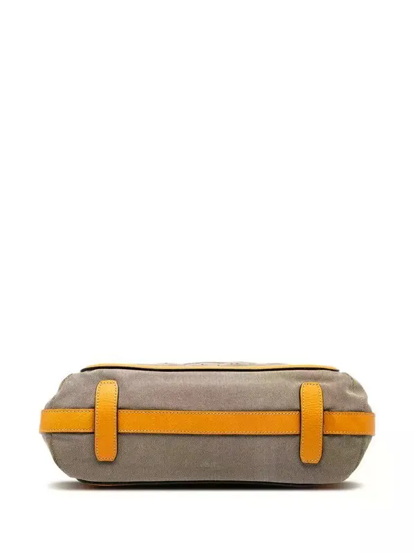 Celine 2007 Canvas Carriage Tote Bag - Orange