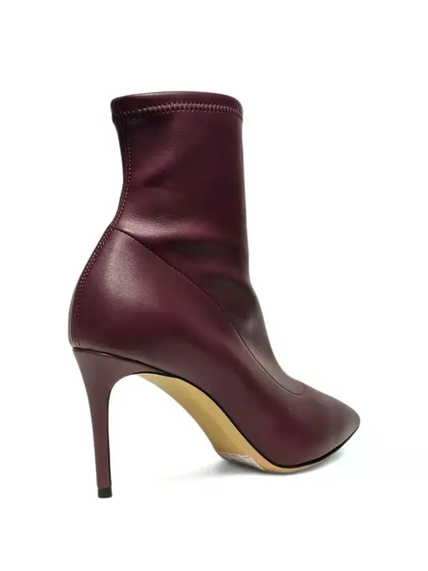 Casadei Point-toe Stiletto-heel Ankle Boots