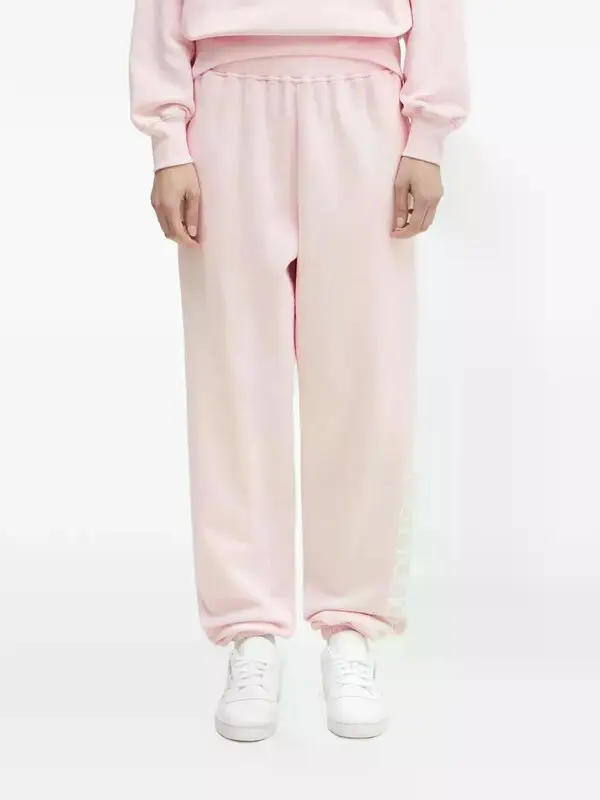 Aries Elastic-waistband Track Pants - Pink