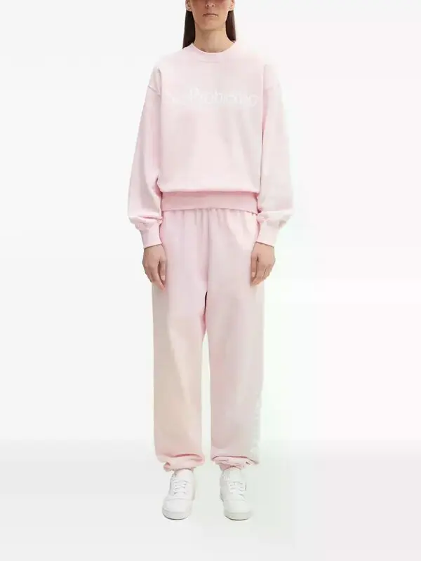 Aries Elastic-waistband Track Pants - Pink