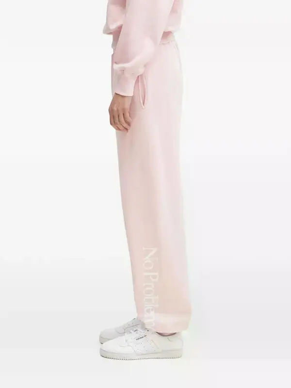 Aries Elastic-waistband Track Pants - Pink