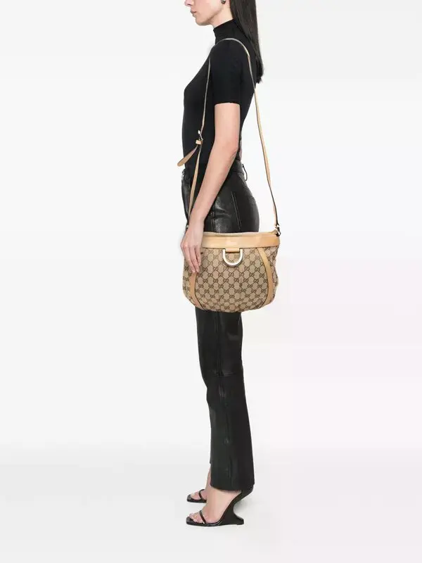 Gucci Gg Canvas Abbey D-ring Crossbody Bag - Brown