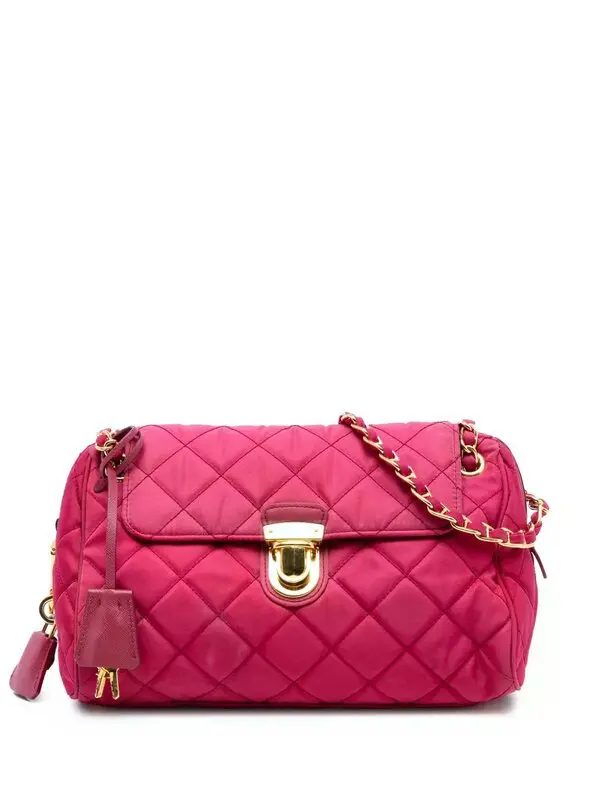 Prada Impuntu Tessuto Chain Crossbody Bag