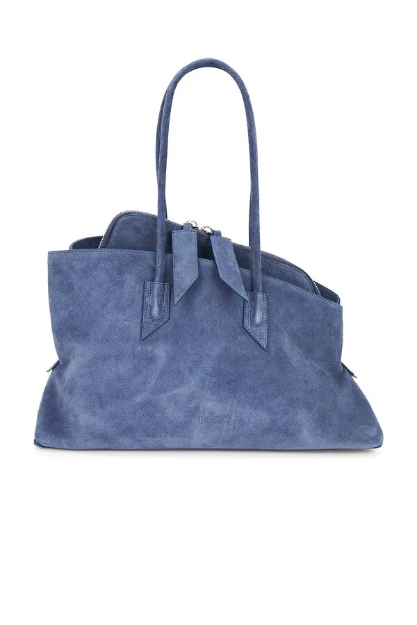 Attico La Passeggiata Medium Top Handle Bag - Sapphire Blue