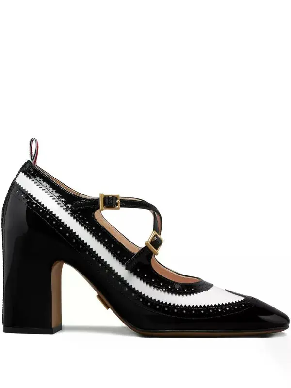 Thom Browne 75mm Criss-cross Pumps