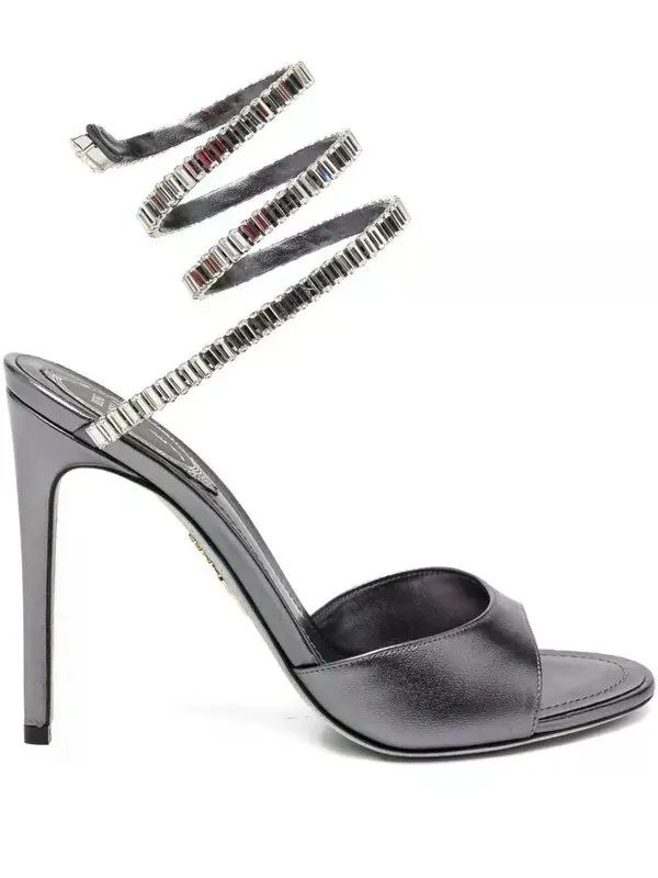 Rene Caovilla 105mm Crystal-embellished Heeled Sandals