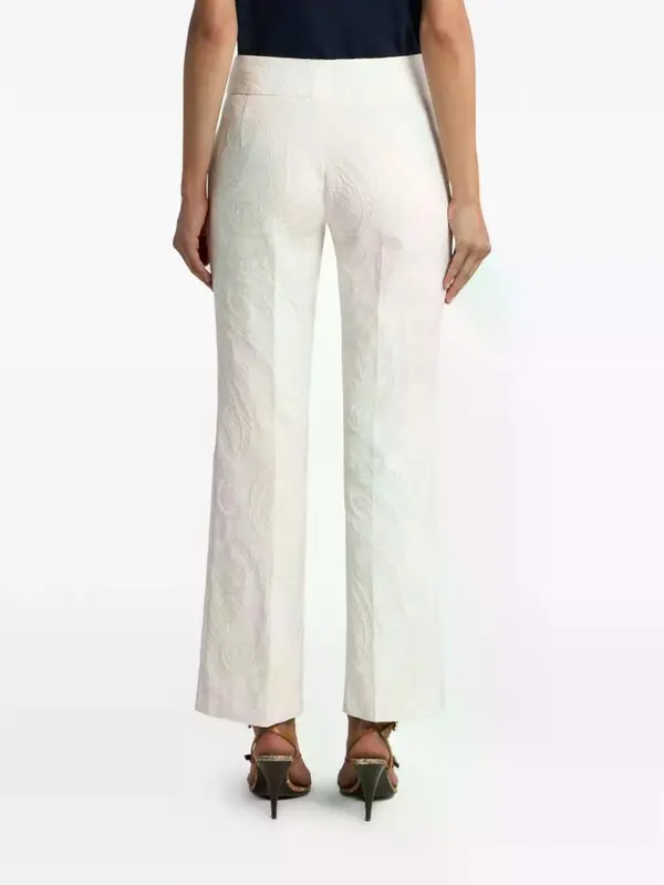 Etro Jacquard Flared Trousers
