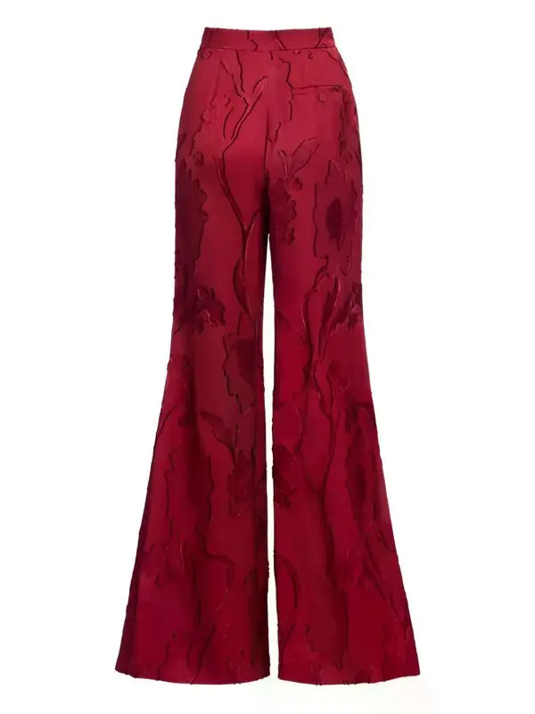 Elie Saab Jacquard Trousers With Pockets