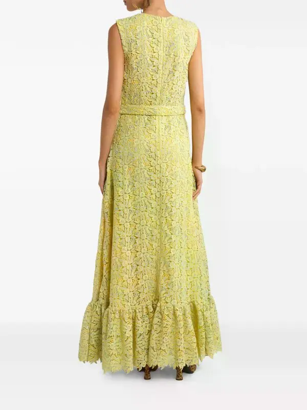 Etro Macramé Lace Maxi Dress