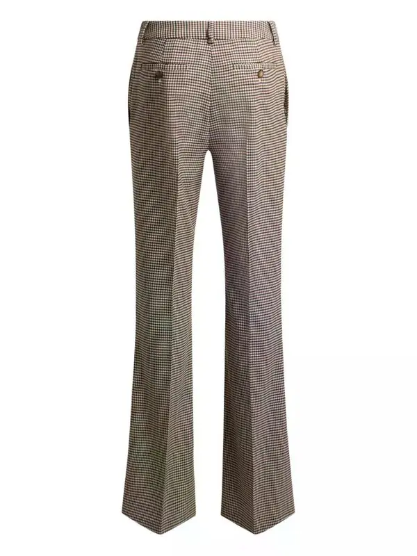 Etro Bootcut Gingham Trousers