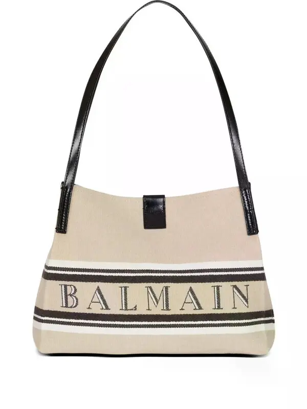 Balmain Canvas Tote Bag - Neutrals