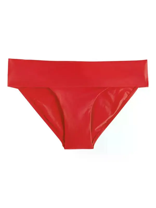 Melissa Odabash Brussels Rollover Bikini Bottom - Red