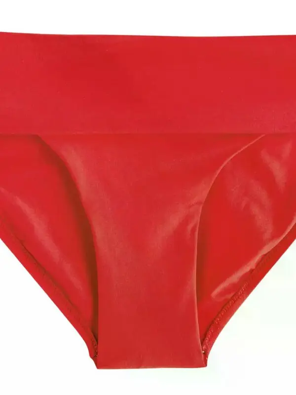 Melissa Odabash Brussels Rollover Bikini Bottom - Red