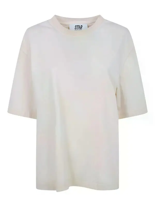 GOLDEN GOOSE Embellished T-shirt - Neutrals