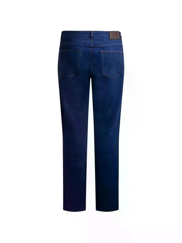 Etro Jacquard Floral Paisley Jeans