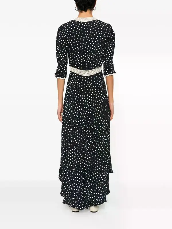 Rixo Dotted Lace Dress