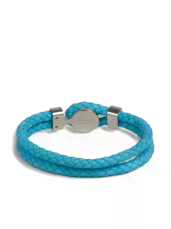 TOM FORD Braided Bracelet With Metal Closure - Blue