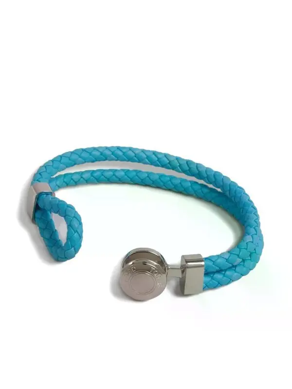 TOM FORD Braided Bracelet With Metal Closure - Blue
