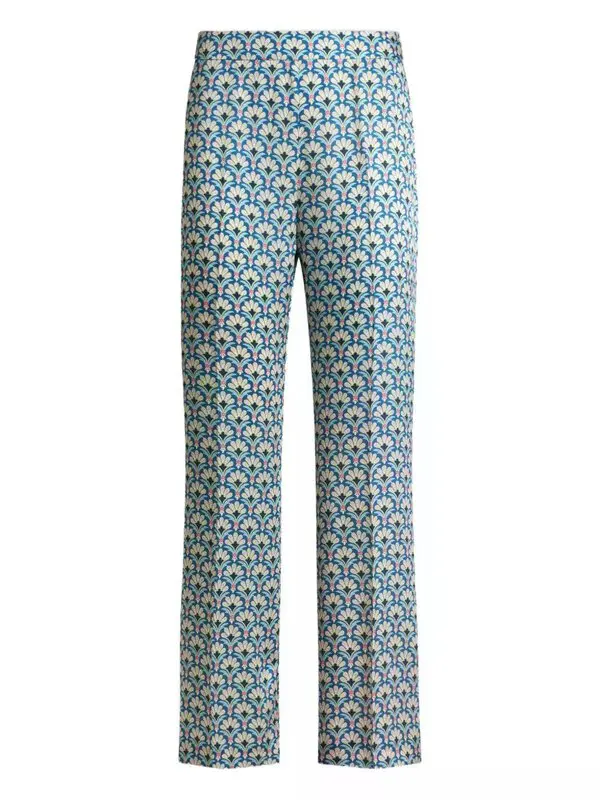 Etro Palm-motif Bootcut Trousers