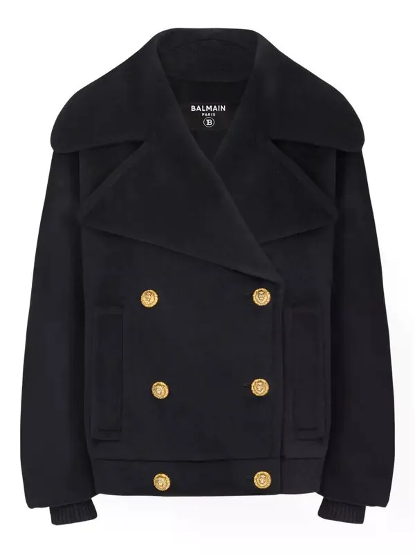 Balmain Double-breasted Pea Coat