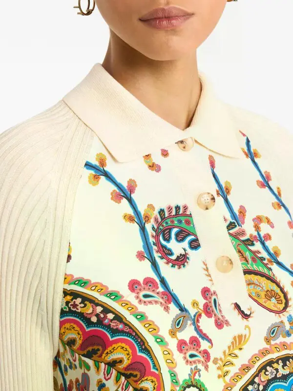 Etro Paisley-motif Polo Top