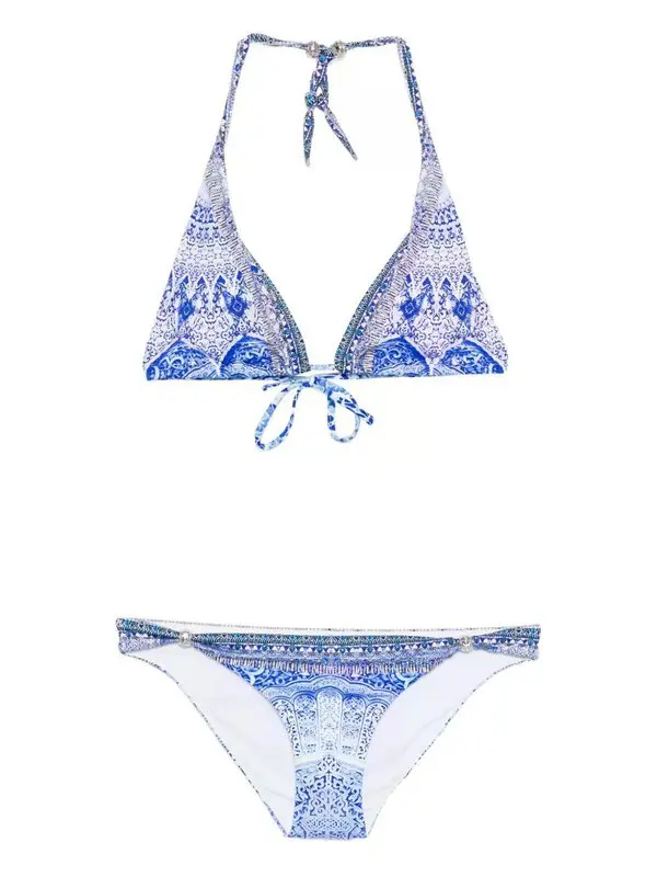 Camilla The Bosphorous Bikini - Blue