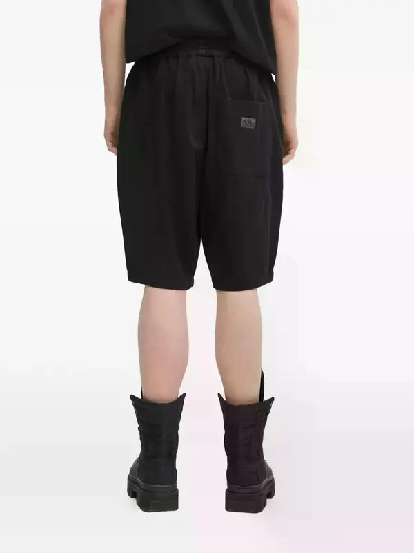 Aries Logo Track Shorts - Black