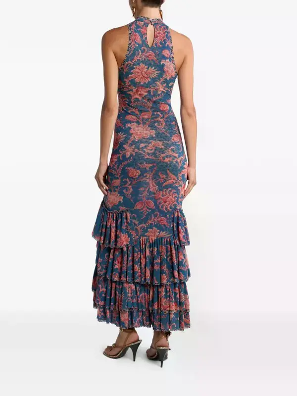 Etro Floral-print Ruffled Dress