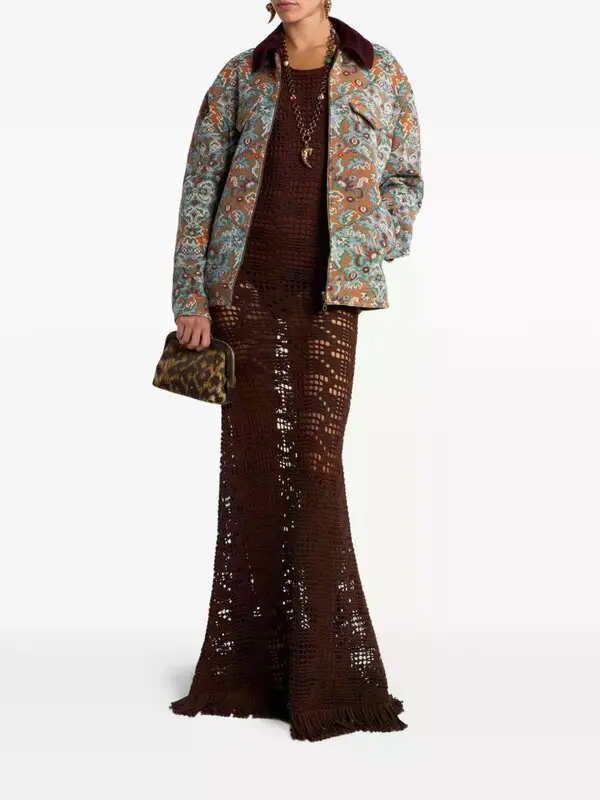 Etro Zip-up Floral Jacket