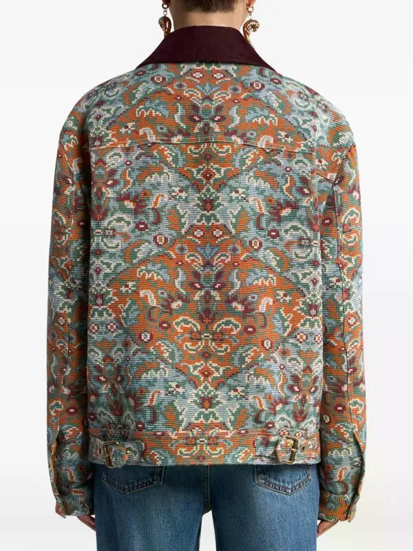Etro Zip-up Floral Jacket