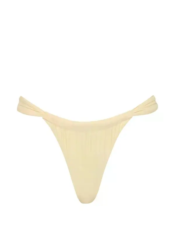 Faithfull The Brand Twisted Bikini Bottom - Neutrals