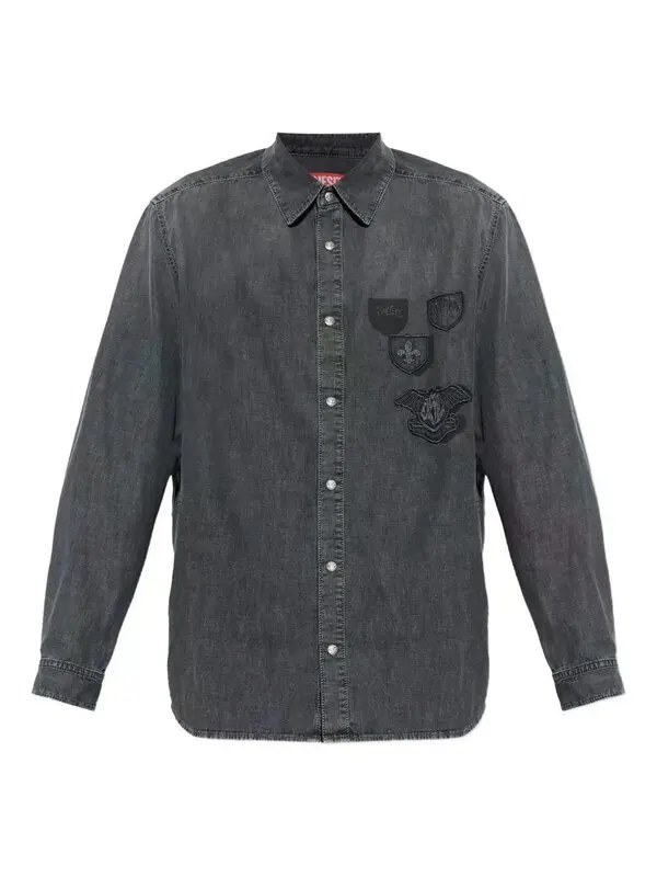 DIESEL® D-simply-s15 Embroidered Shirt