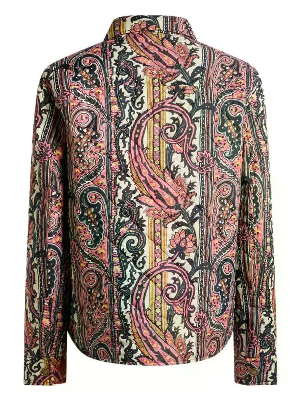 Etro Quilted Paisley Foliage Jacket