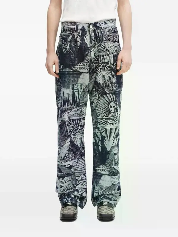 Aries Graphic-print Jeans