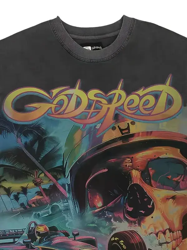 GODSPEED F1 Dreams Graphic T-shirt - Grey