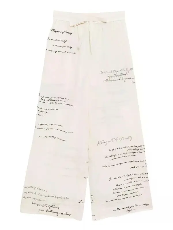 Zimmermann Embroidered Pants