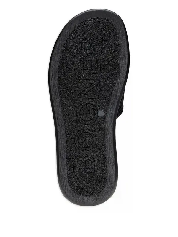 Bogner Logo-detail Mesh Flat Sandals