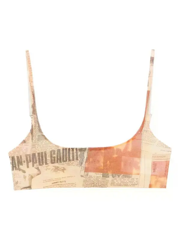 JEAN PAUL GAULTIER Newspaper-print Top