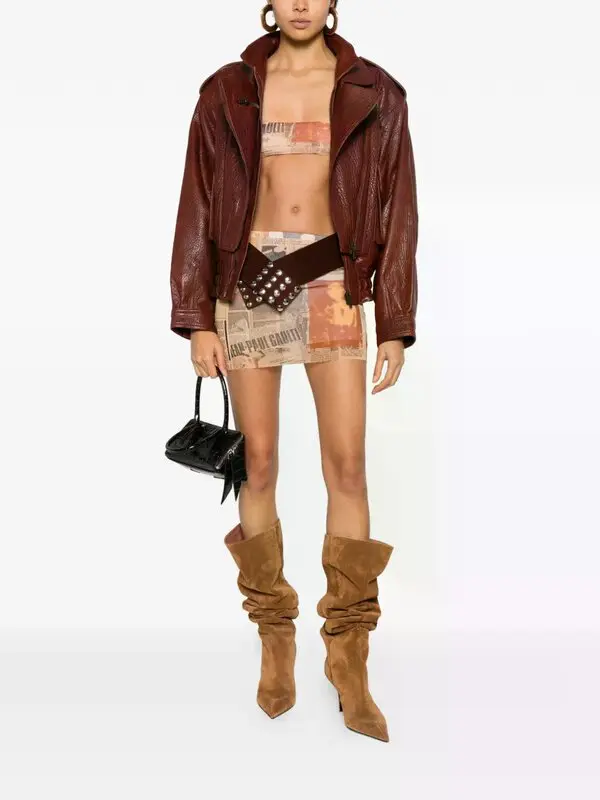 JEAN PAUL GAULTIER Newspaper-print Top