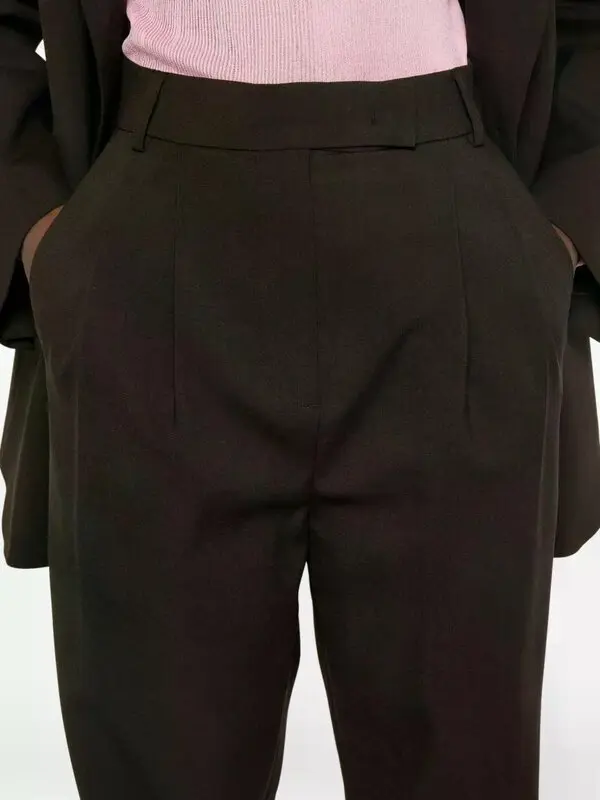 THE FRANKIE SHOP Bea Pleated Straight Trousers