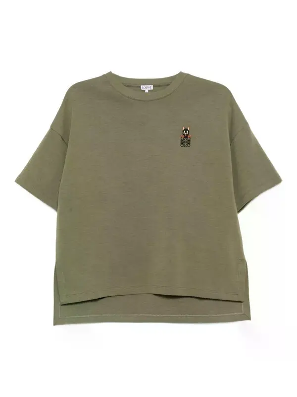 Loewe Logo-embroidered T-shirt