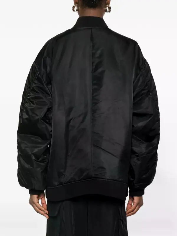 THE FRANKIE SHOP Astra Zip-fastening Bomber Jacket - Black