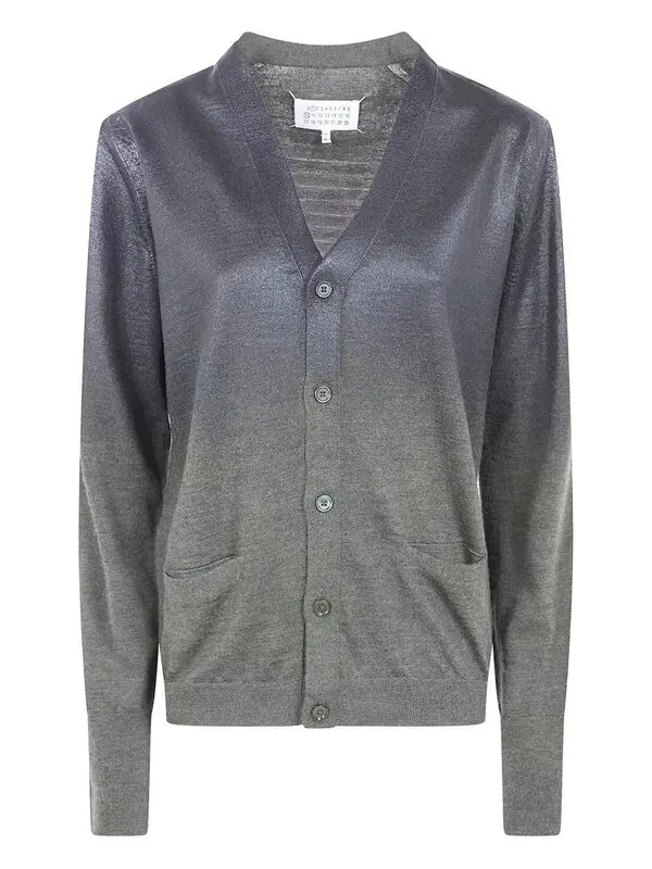 MAISON MARGIELA Ombre Button Cardigan - Grey